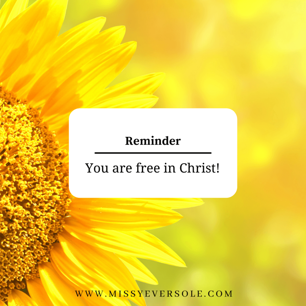 Free in Christ, Free from Fear - Missy Eversole